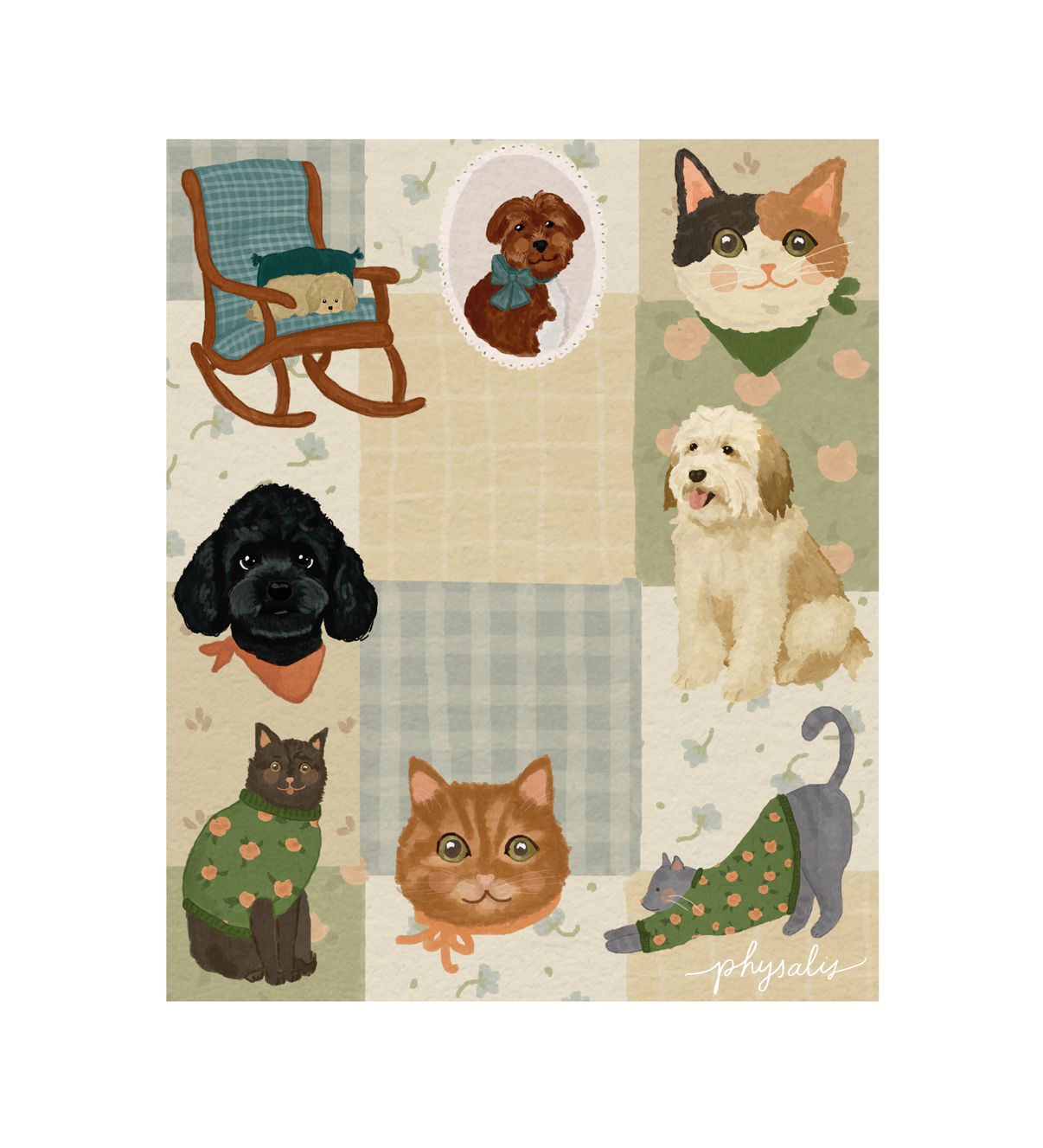 Bloco Papel de Carta | Aconchego dos Pets – Physalis Estúdio